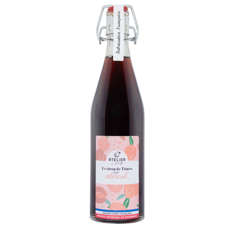Sirop artisanal d'Abricot 25 cl - L'ATELIER DU SIROP
